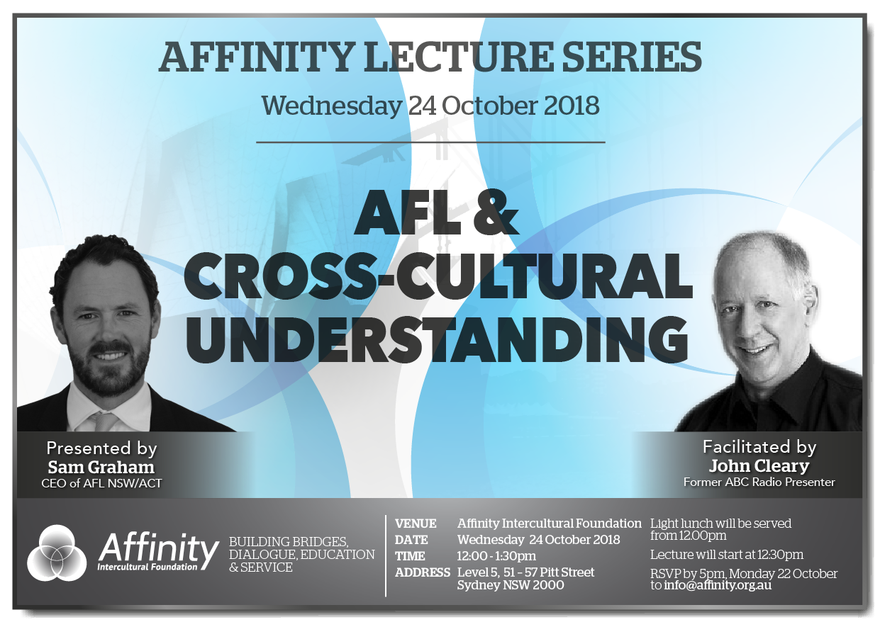 AFL & Cross-Cultural Understanding - Affinity Intercultural Foundation